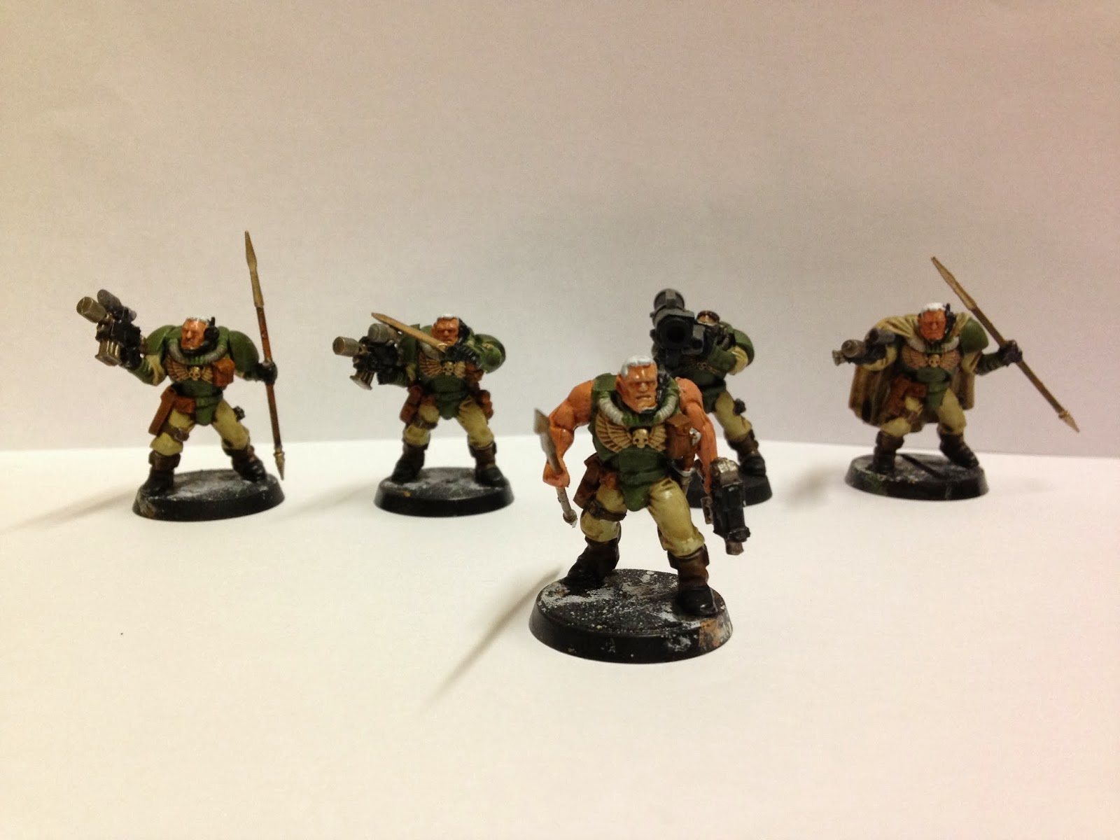 Celtic Space Marine Scouts WIP Painting
